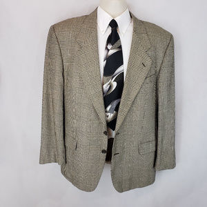 Louis Feraud | Suits & Blazers | Louis Feraud Mens 4r Silkwool Tanblk ...